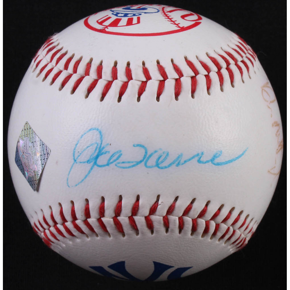Yankees 2000 World Series Logo Baseball Team-Signed by (7) with Joe ...