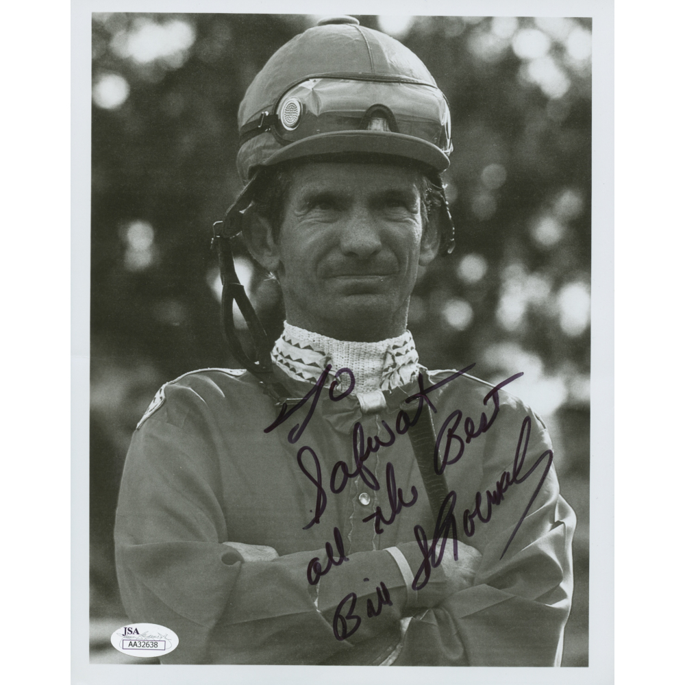 Bill Shoemaker Signed 8x10 Photo Inscribed "All the Best" (JSA COA ...