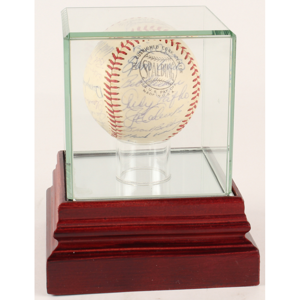 1962 Braves ONL Baseball Team-Signed by (30) with Warren Spahn, Eddie ...