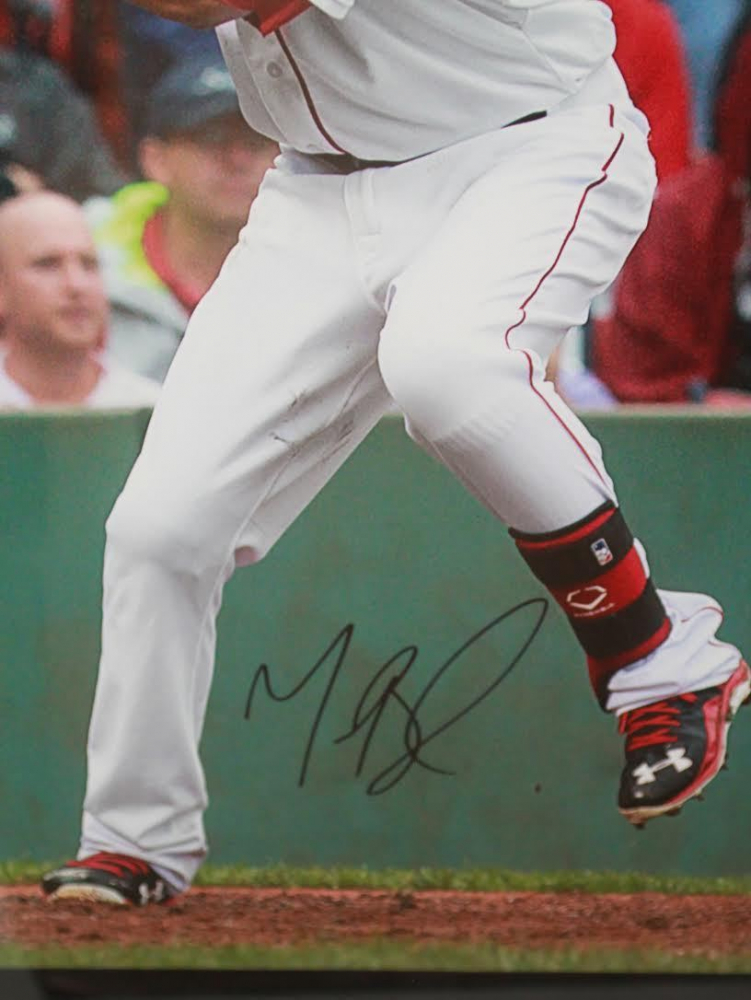 Mookie Betts Signed Red Sox 20x24 Custom Framed Photo (Fanatics ...