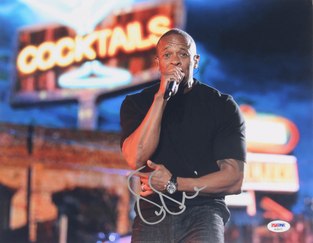 Dr. Dre Signed 11x14 Photo (PSA LOA) | Pristine Auction