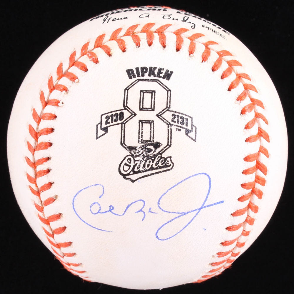 Cal Ripken Jr. Signed OAL Ripken Commemorative Logo Baseball (PSA COA ...