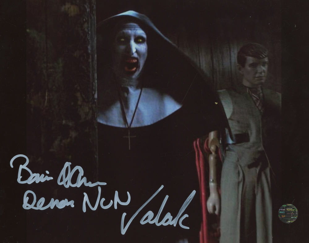 Bonnie Aarons Signed "The Nun" 8x10 Photo Inscribed "Demon Nun Valak ...