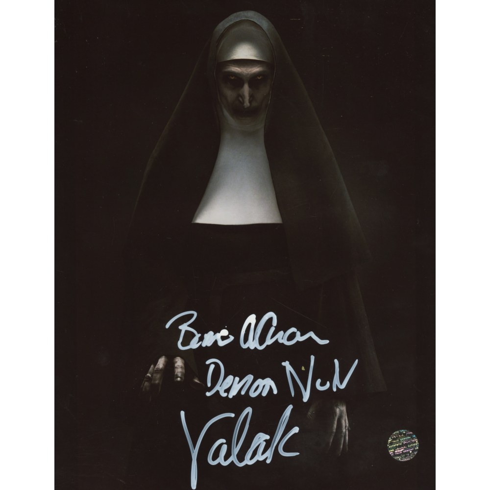Bonnie Aarons Signed "The Nun" 8x10 Photo Inscribed "Demon Nun Valak ...