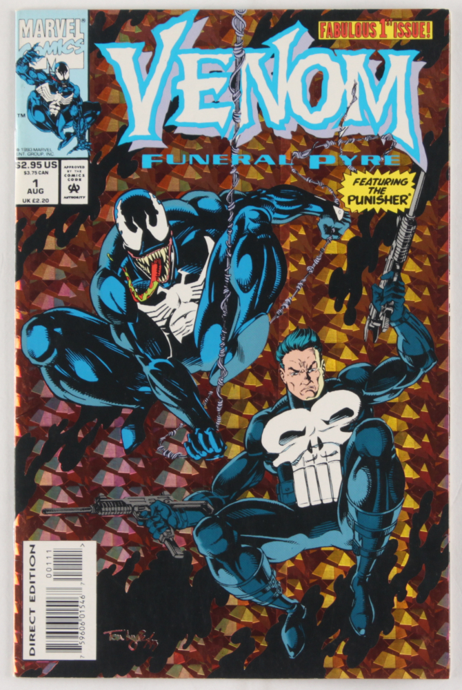 1993 "Venom: Funeral Pyre" Issue #1 Marvel Comic Book | Pristine Auction