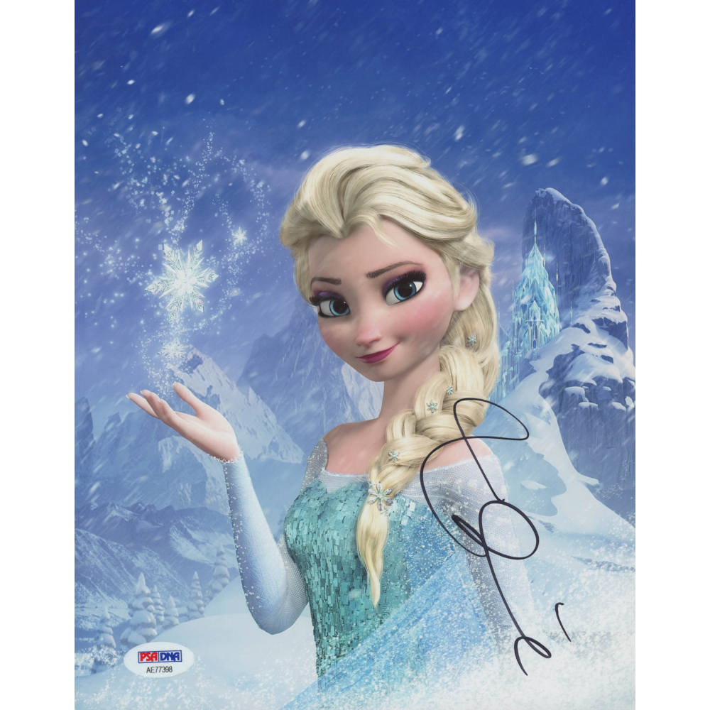 Idina Menzel Signed "Frozen" 8x10 Photo (PSA COA) | Pristine Auction