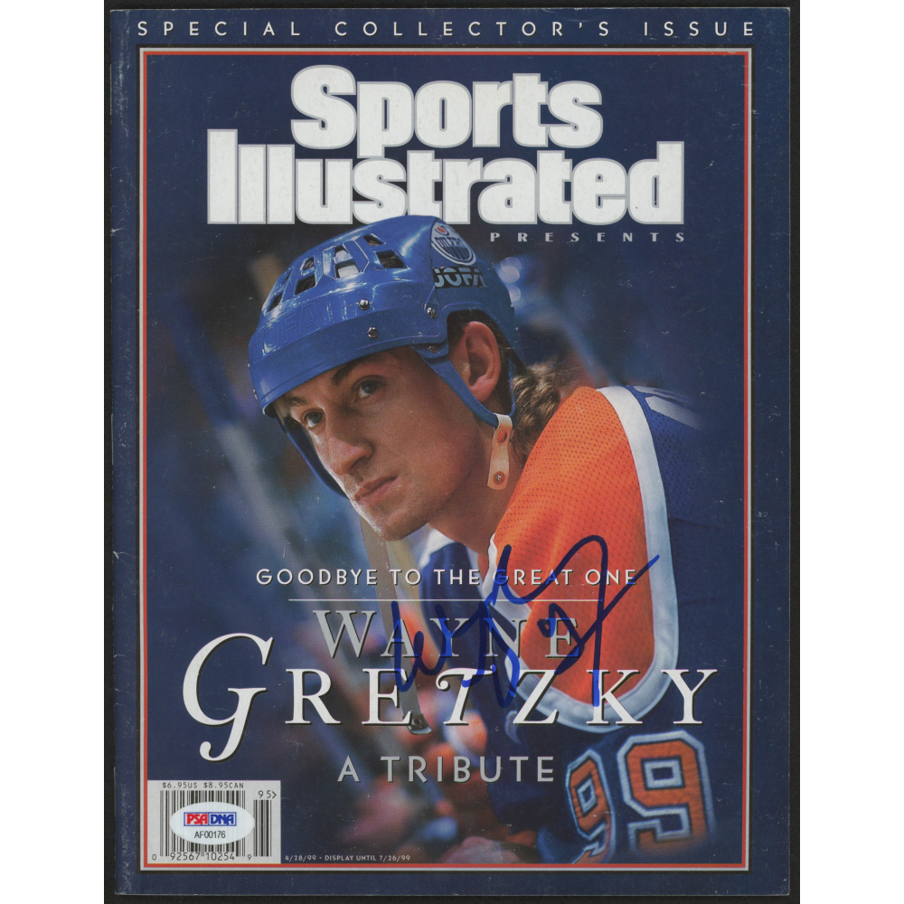 Wayne Gretzky Signed 1999 Sports Illustrated Magazine (PSA LOA ...