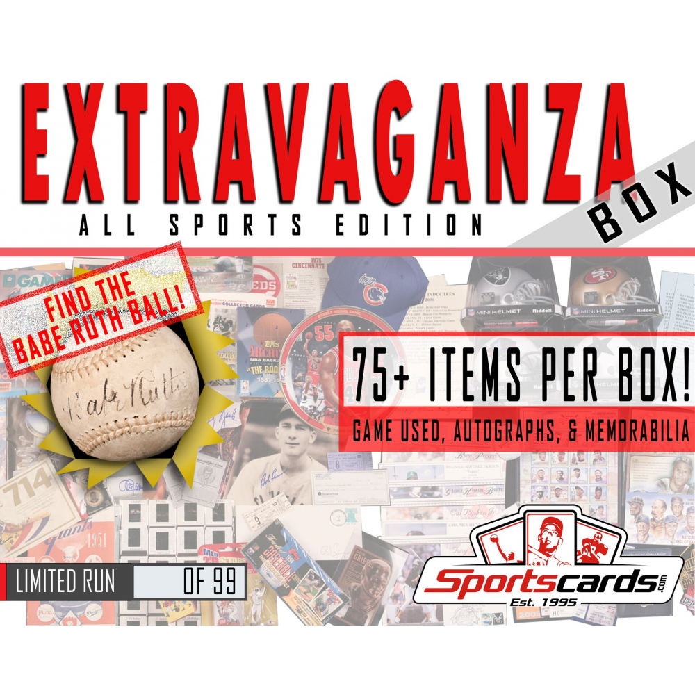 “EXTRAVAGANZA BOX” All-Sports Edition! Game Used, Autographs ...