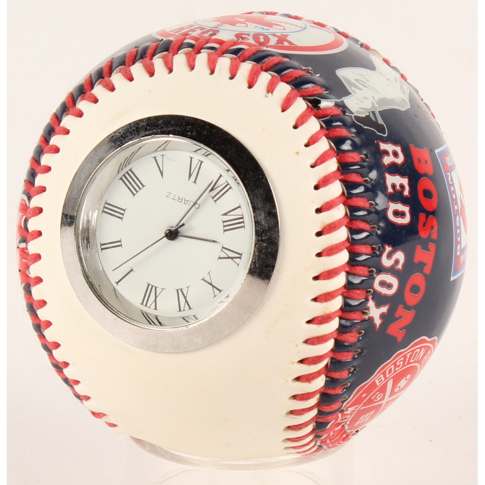Boston Red Sox Logo Baseball Clock | Pristine Auction