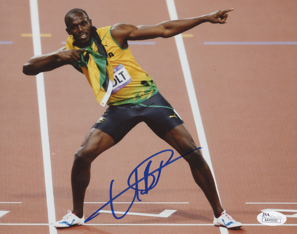 Usain Bolt Signed 8x10 Photo (JSA COA) | Pristine Auction