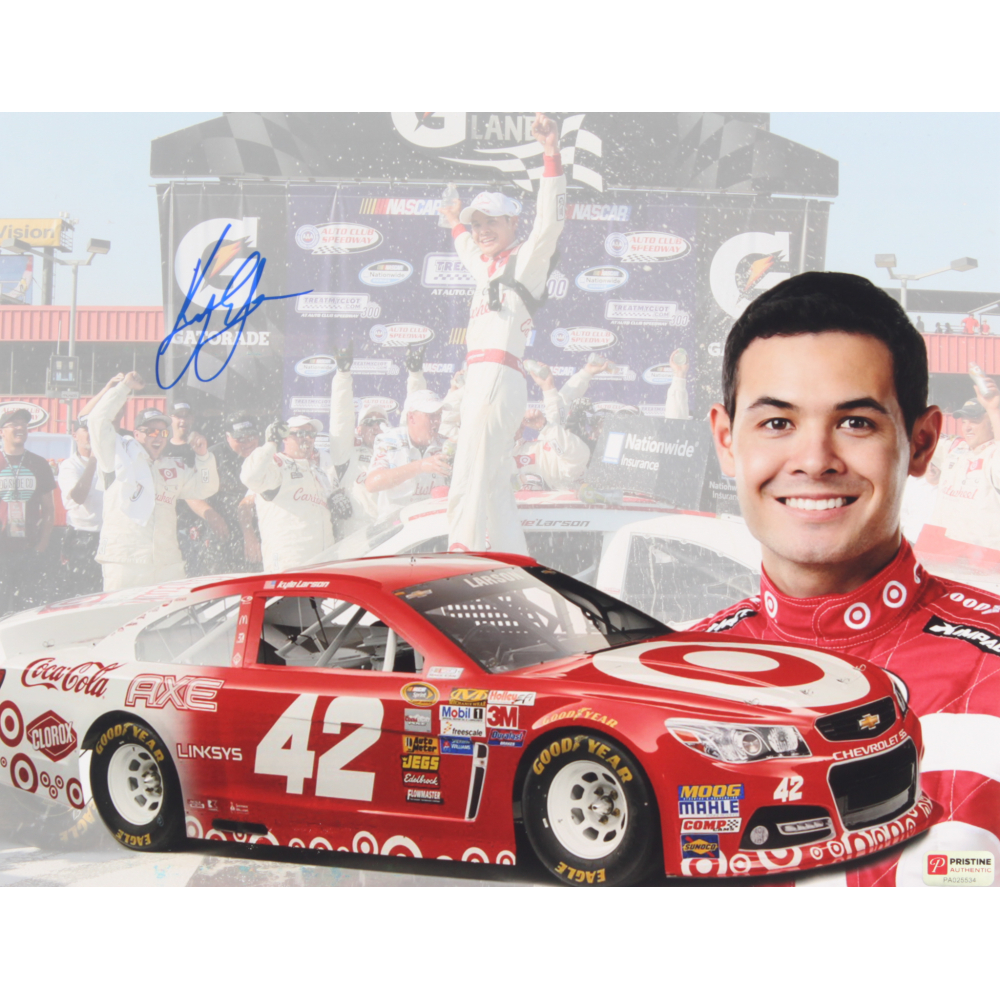 Kyle Larson Signed NASCAR #42 11x14 Photo (PA COA) | Pristine Auction