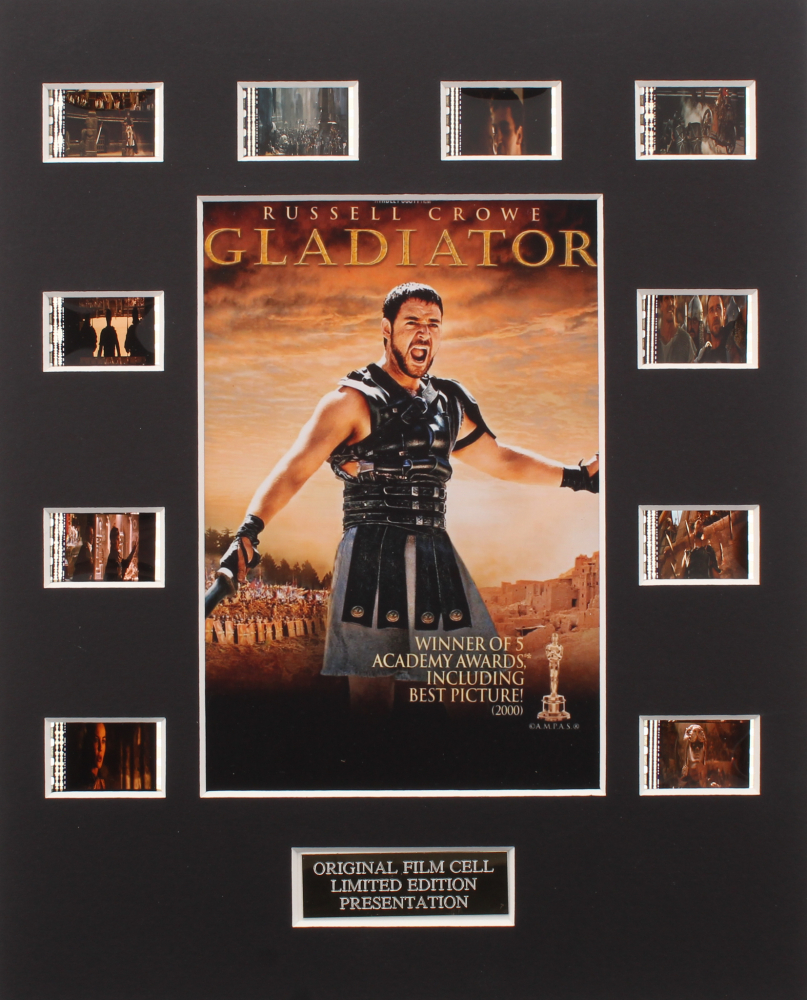 "Gladiator" Limited Edition Original Film/Movie Cell Display | Pristine ...