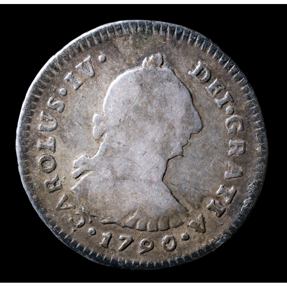 1790-IJ CAROLUS IV Spanish Colonial Silver 1 Reale Coin | Pristine Auction
