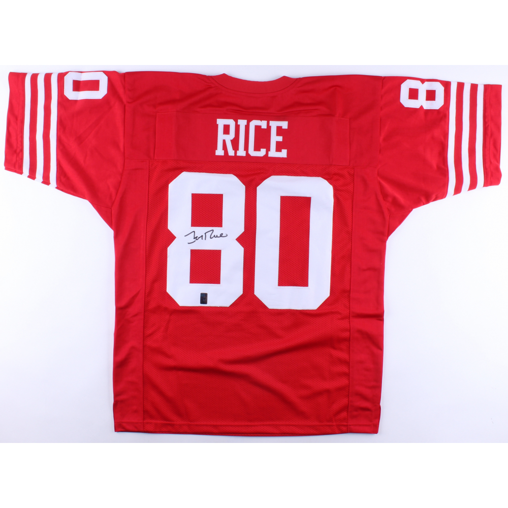 Jerry Rice Signed 49ers Jersey (Rice Hologram) | Pristine Auction