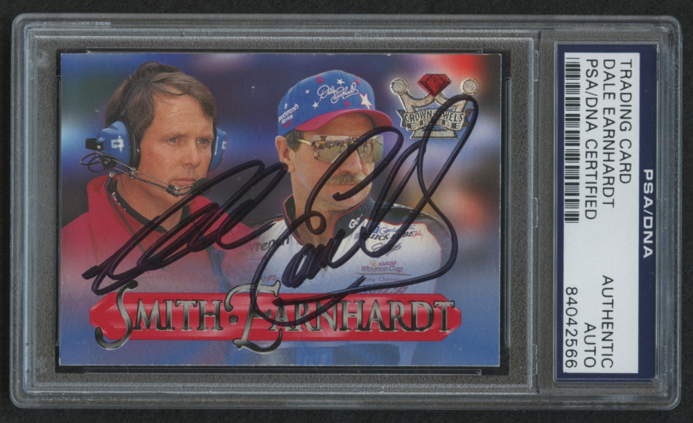 Dale Earnhardt Sr. Signed 1996 Crown Jewels Elite #56 (PSA/DNA ...