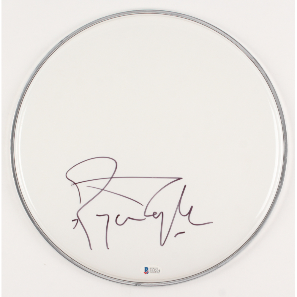 Roger Taylor Signed 12" Drum Head (Beckett COA) | Pristine Auction