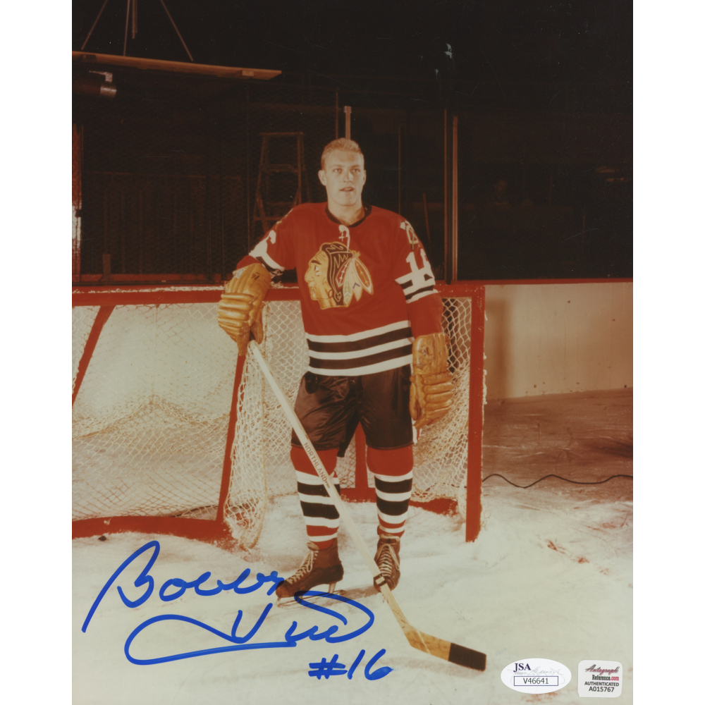 Bobby Hull Signed Blackhawks 8x10 Photo (JSA COA & Autograph Reference ...