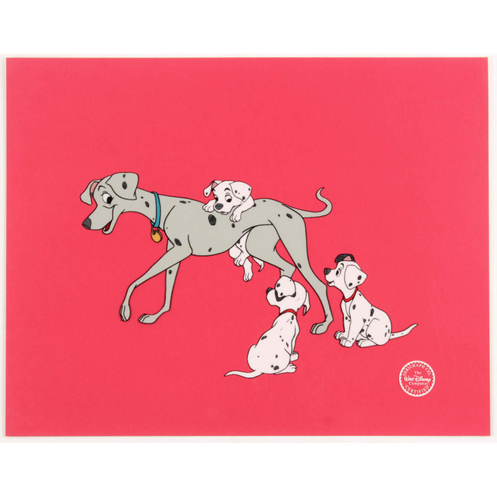 Walt Disney "101 Dalmations" 11x14 Animation Serigraph Cel | Pristine ...