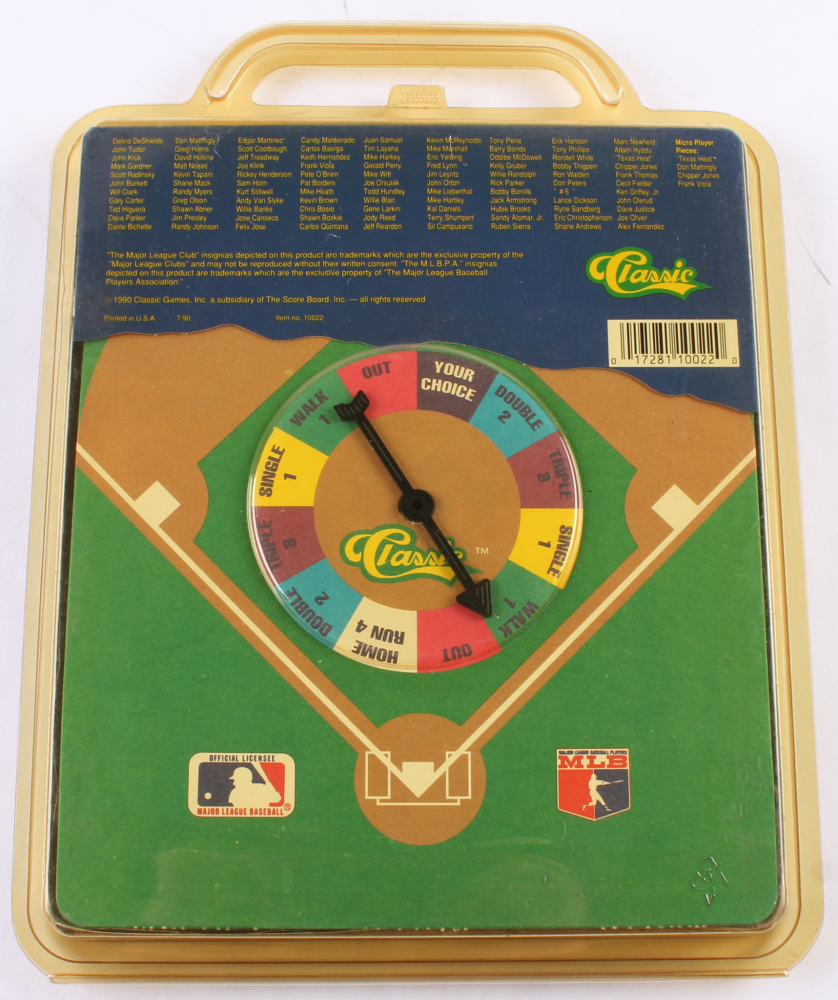 1990 Classic Major League Baseball MLB Trivia Board Game With 1990 ...