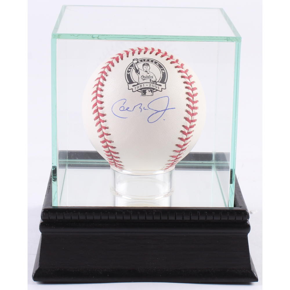 Cal Ripken Jr. Signed OML Ripken Commemorative Logo Baseball With High ...