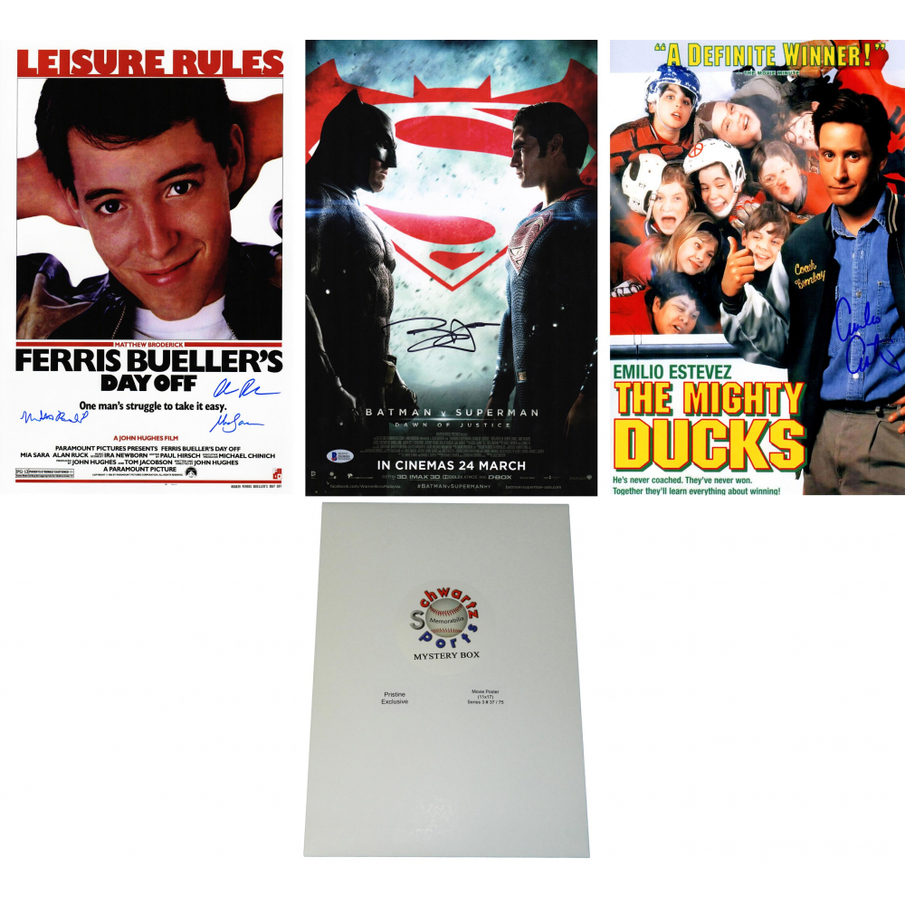 Hollywood Classic Movies Signed 11x17 Movie Posters Mystery Box ...