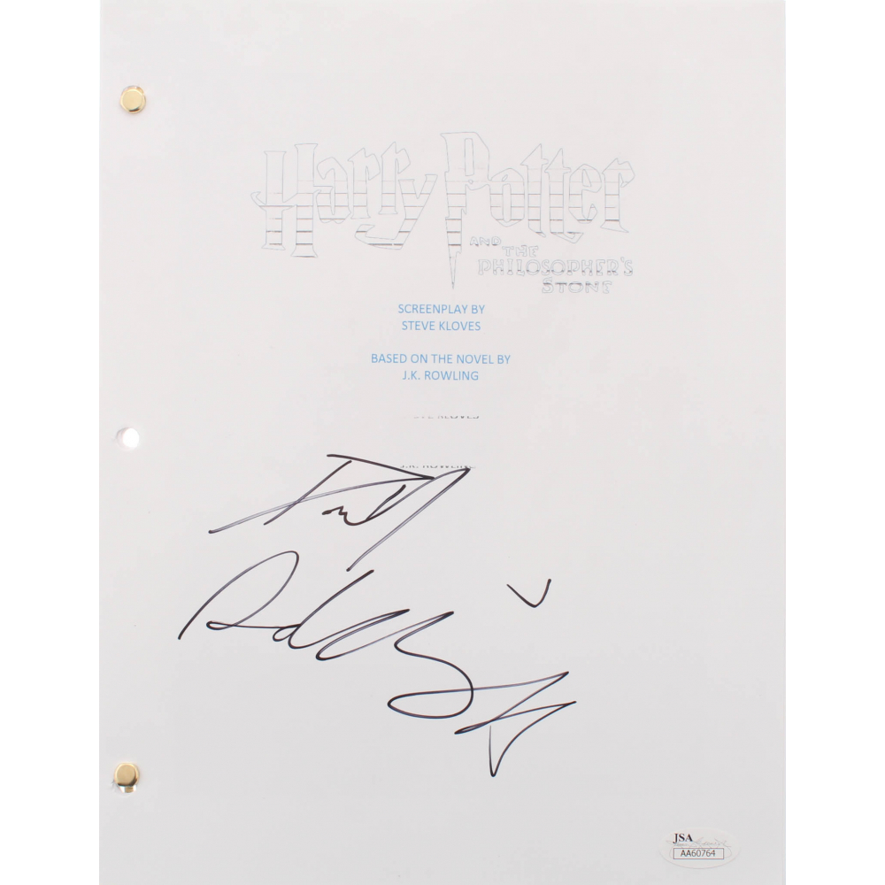 Daniel Radcliffe Signed "Harry Potter and the Philosopher's Stone ...