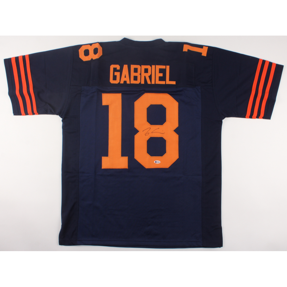 Taylor Gabriel Signed Bears Jersey (Beckett COA) | Pristine Auction