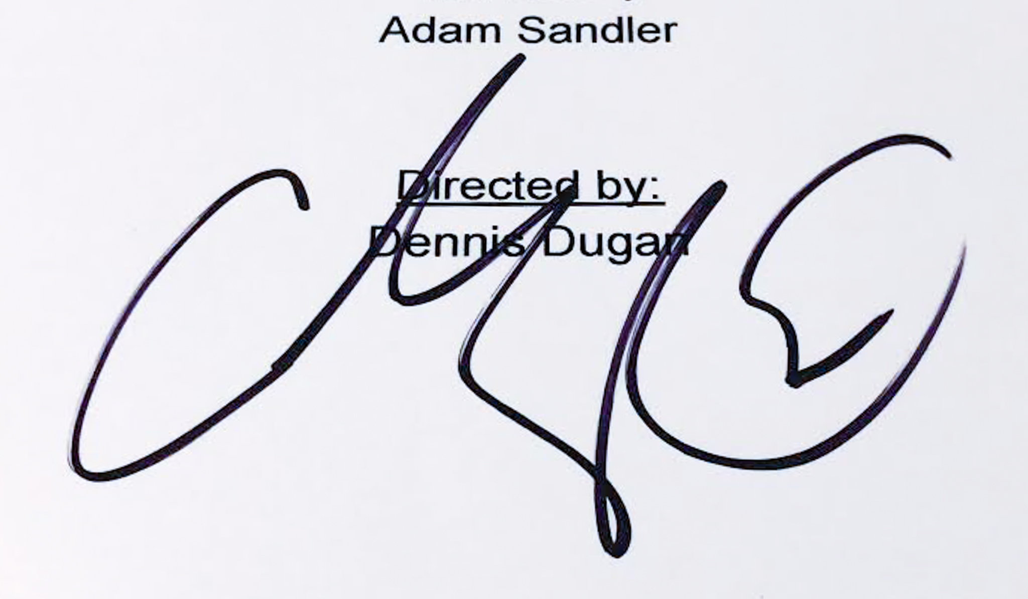 Adam Sandler Signed "Happy Gilmore" Full Movie Script (PSA COA ...