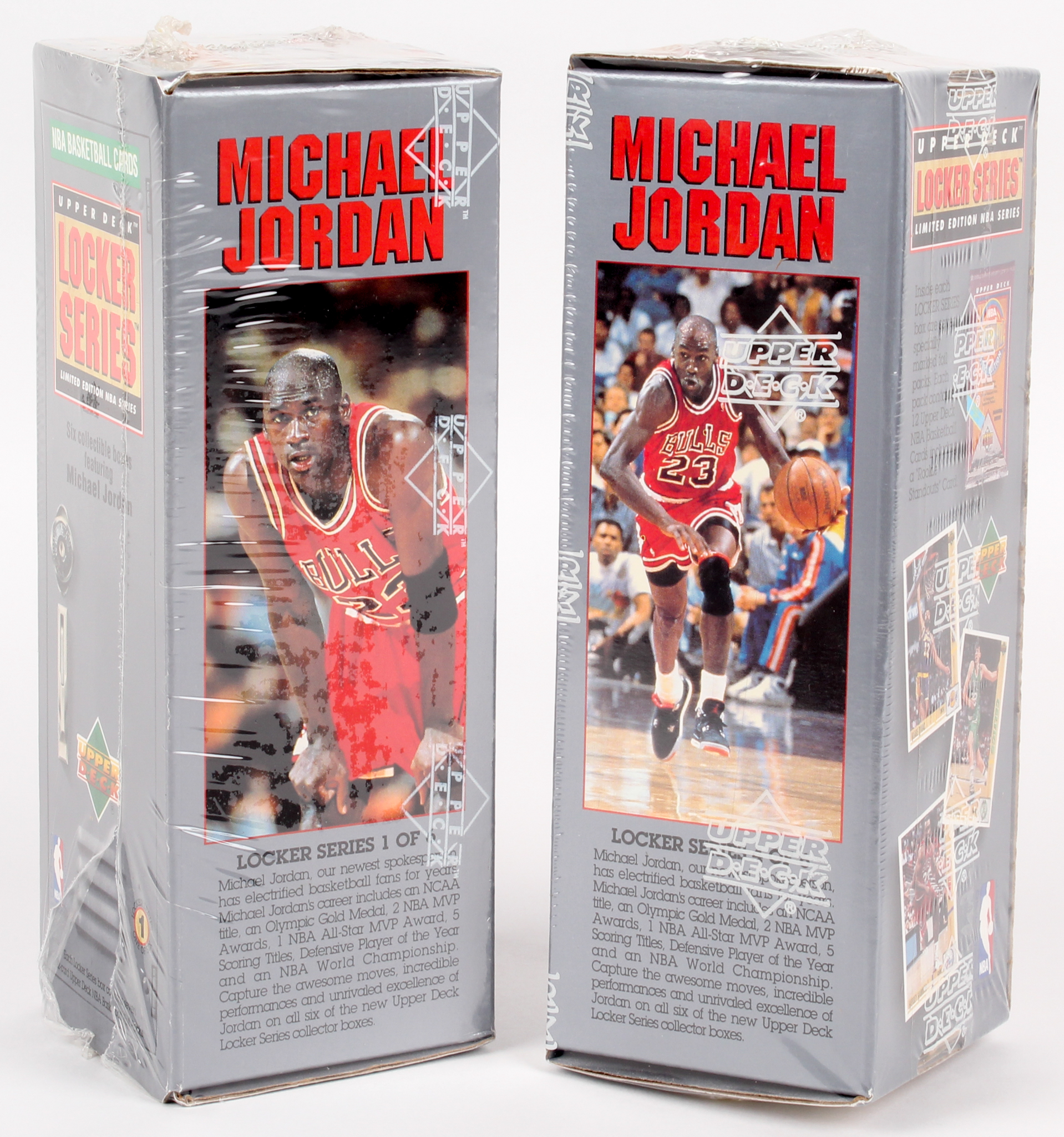 Lot of (2) 1991 Upper Deck NBA Michael Jordan Locker Series Unopened ...