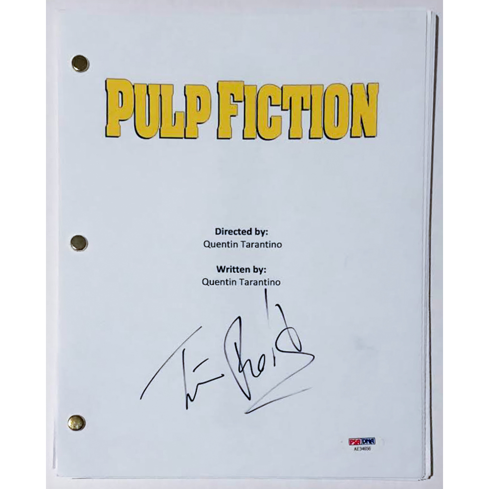Tim Roth Signed "Pulp Fiction" Full Movie Script (PSA COA) | Pristine ...