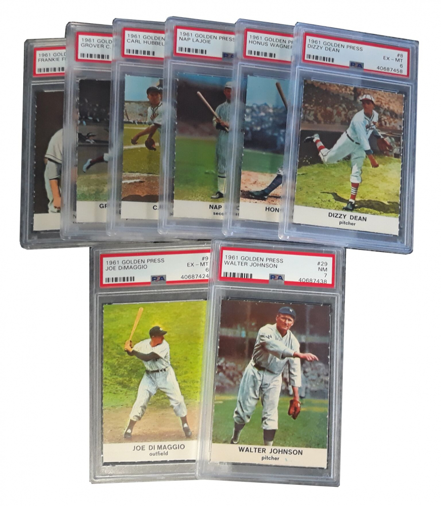 1961 “Golden Hall of Fame” PSA Graded Complete Set Break! Including PSA 9’s! | Pristine Auction
