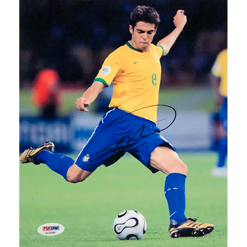 Kaka Signed Team Brazil 8x10 Photo (PSA COA) | Pristine Auction