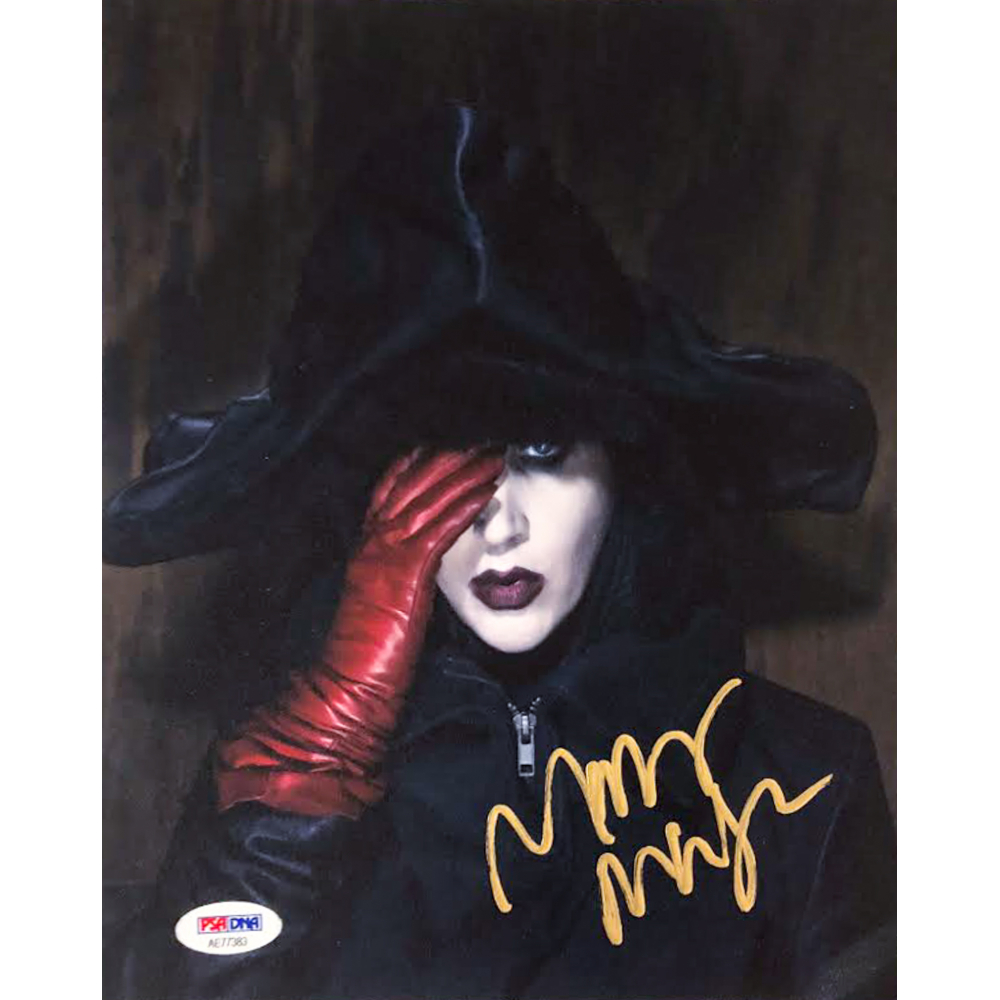 Marilyn Manson Signed 8x10 Photo (PSA COA) | Pristine Auction