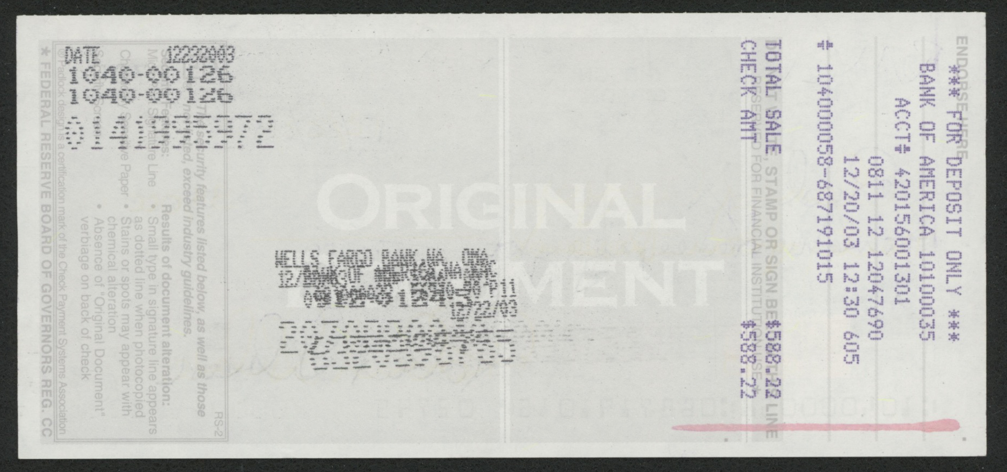 Bob Gibson Signed Personal Bank Check (AI Verified COA) | Pristine Auction