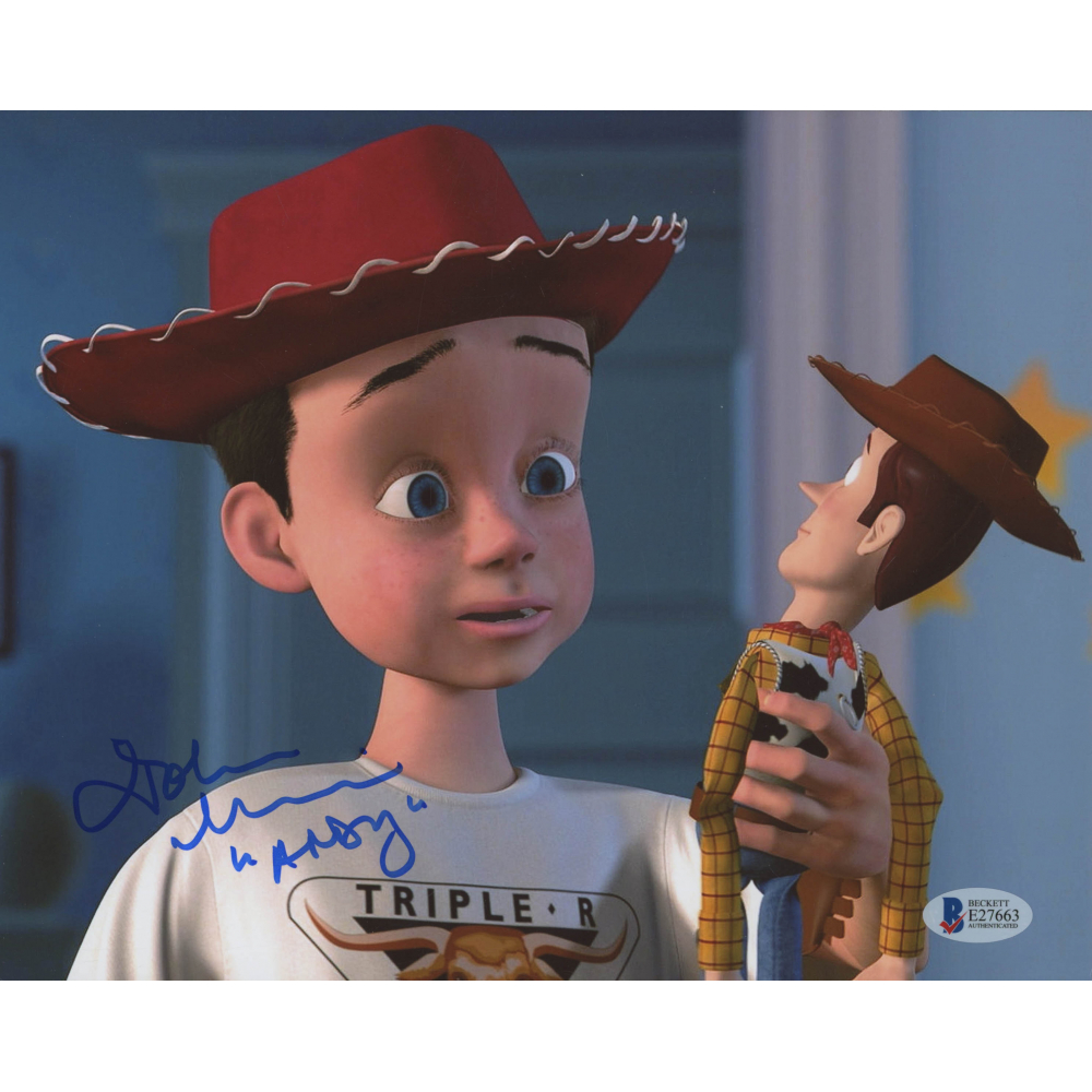 John Morris Signed "Toy Story 2" 8x10 Photo Inscribed "Andy" (Beckett ...