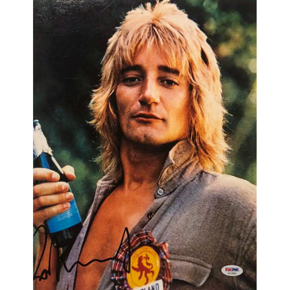Rod Stewart Signed 11x14 Photo (PSA COA) | Pristine Auction
