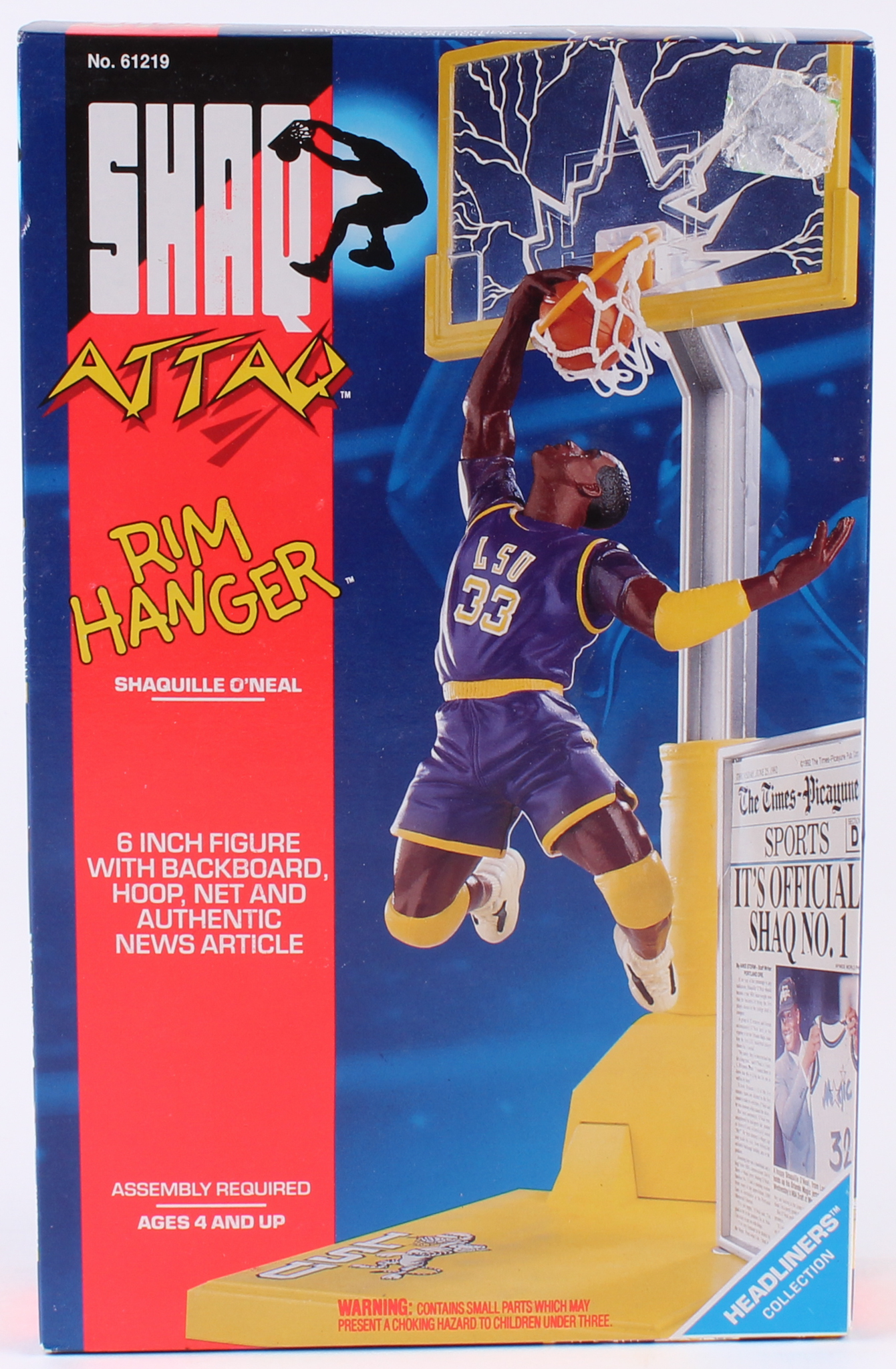 Shaquille O'Neal "Shaq Attaq" 1993 Rim Hanger Figurine | Pristine Auction