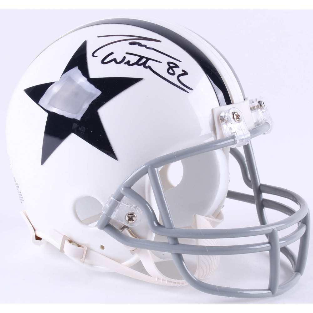Jason Witten Signed Cowboys Throwback Mini Helmet (JSA COA & Witten ...