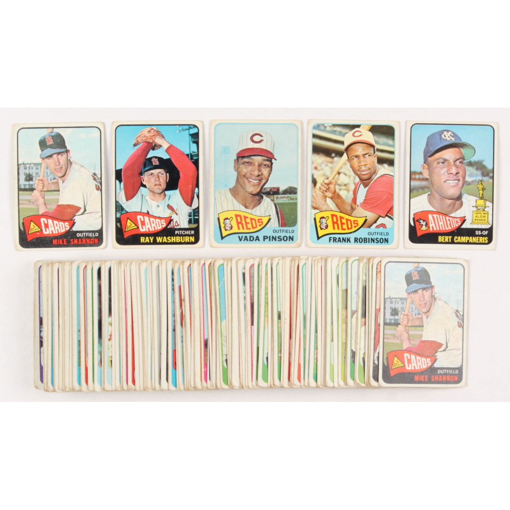 Lot of (123) 1965 Topps Baseball Cards with #43 Mike Shannon, #467 Ray ...