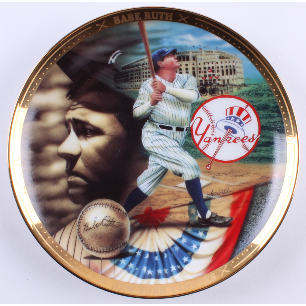 Babe Ruth "Babe Ruth: Called The Shot" Limited Edition Porcelain Plate ...