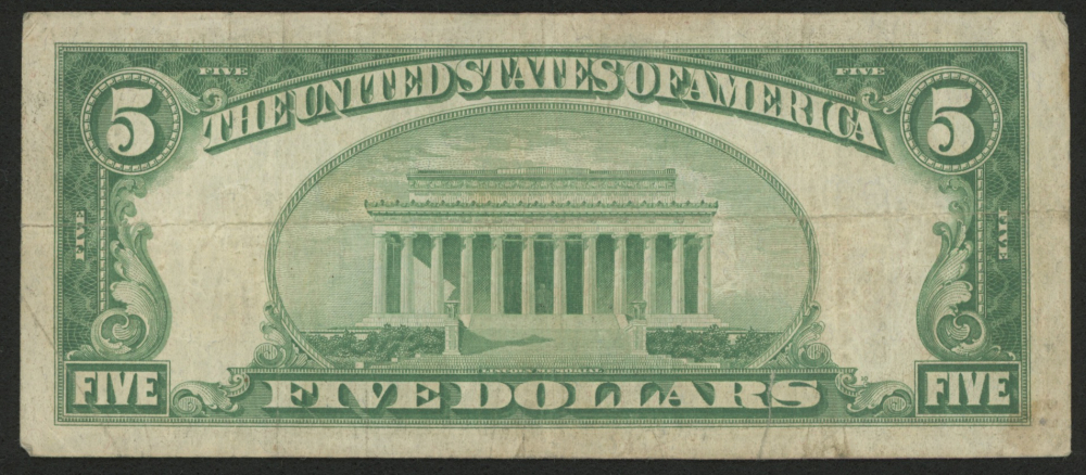 1928 $5 Five Dollars U.S. Federal Reserve Note | Pristine Auction