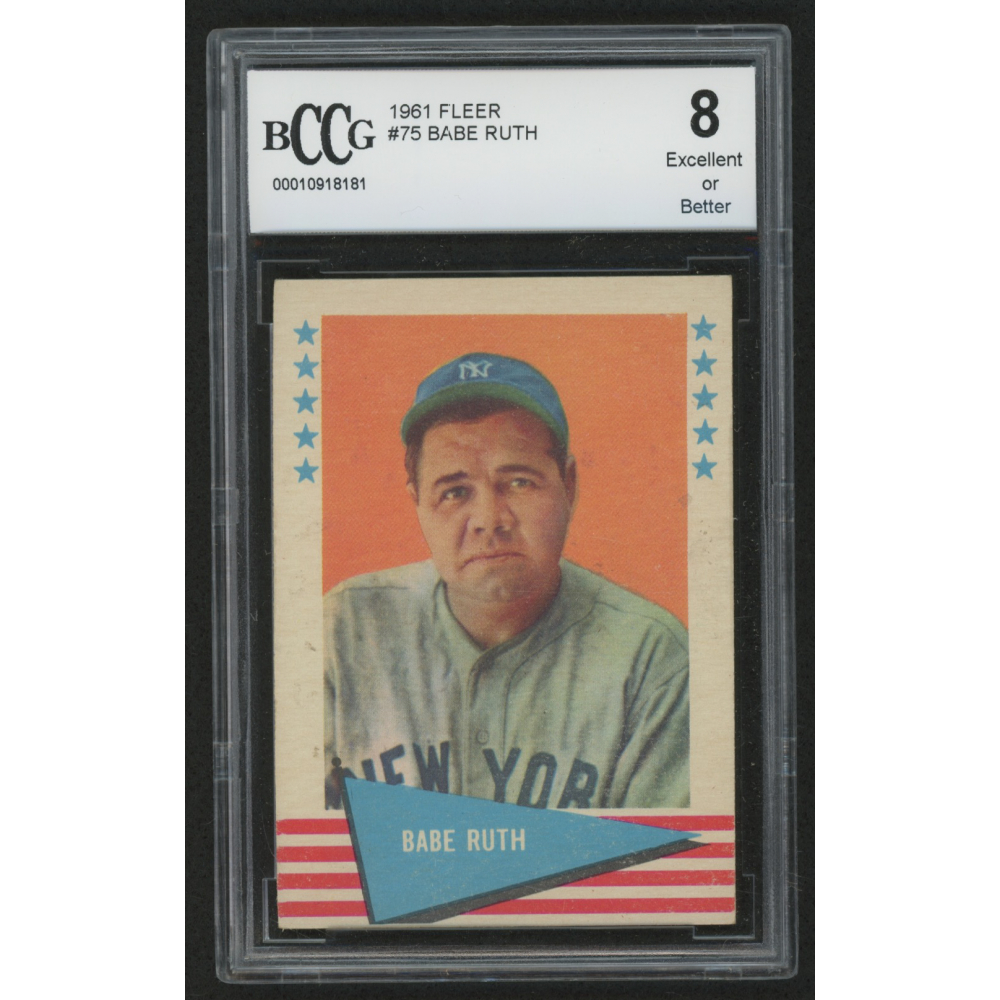 1961 Fleer #75 Babe Ruth (BCCG 8) | Pristine Auction