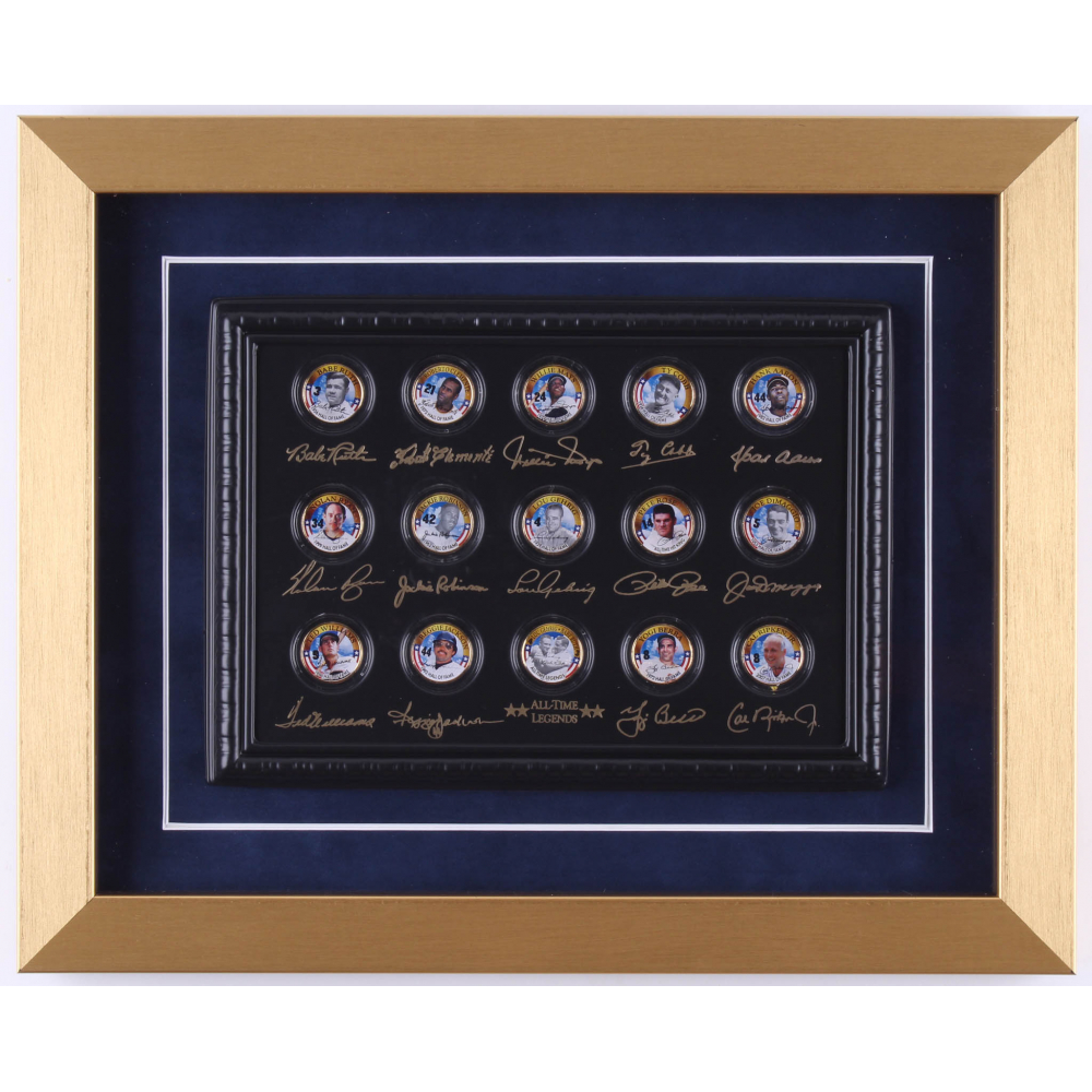 Baseball Hall of Famers 24K Gold Plated & Colorized State Quarters ...