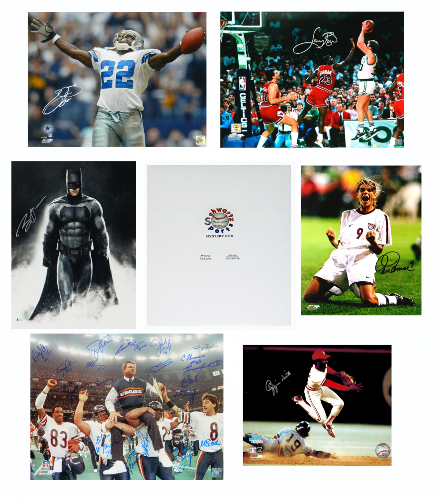 Multi Sports & Celebrity Signed Mystery Photo Collection – Series 1 (3 ...