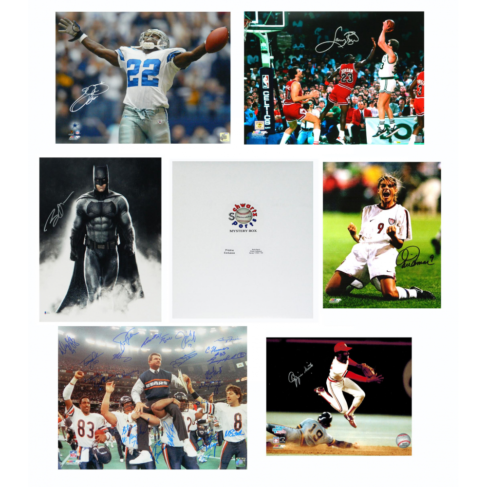 Multi Sports & Celebrity Signed Mystery Photo Collection – Series 1 (3 ...