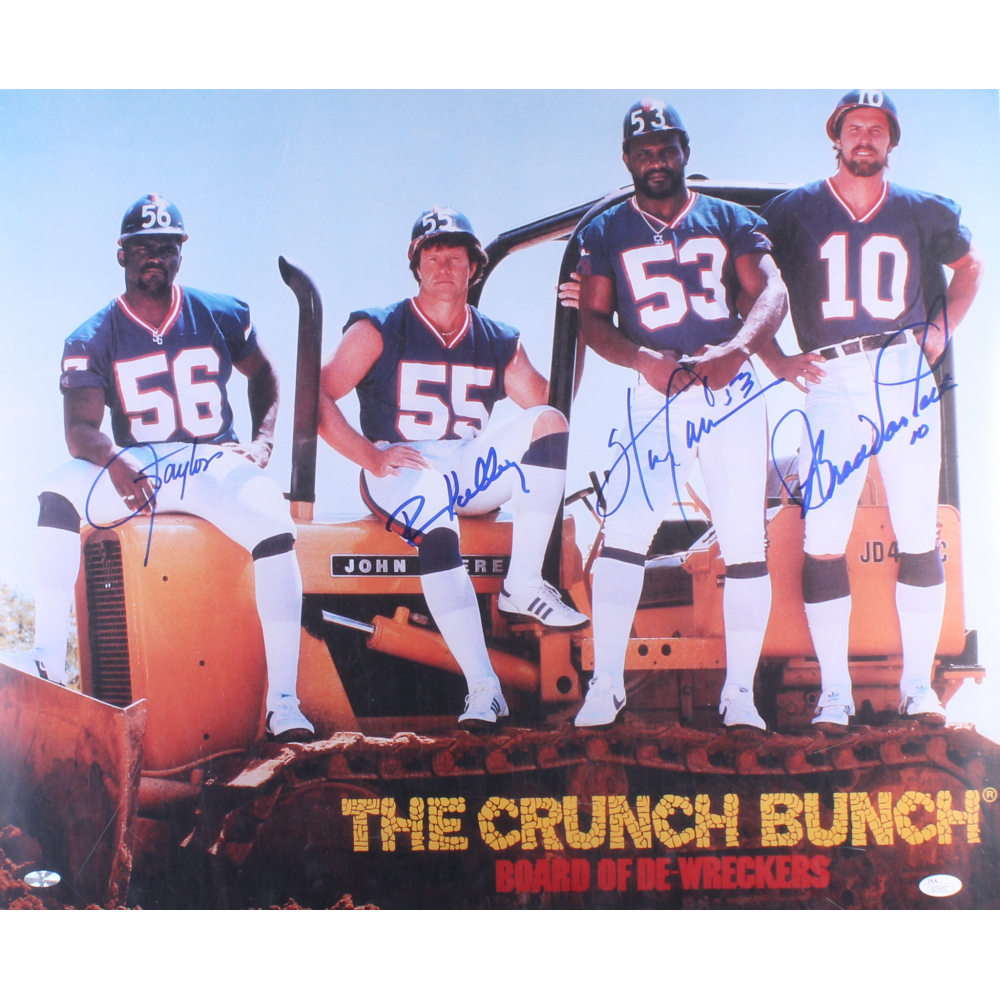 Giants "The Crunch Bunch" 20x24 Photo Team Signed by (4) with Lawrence ...