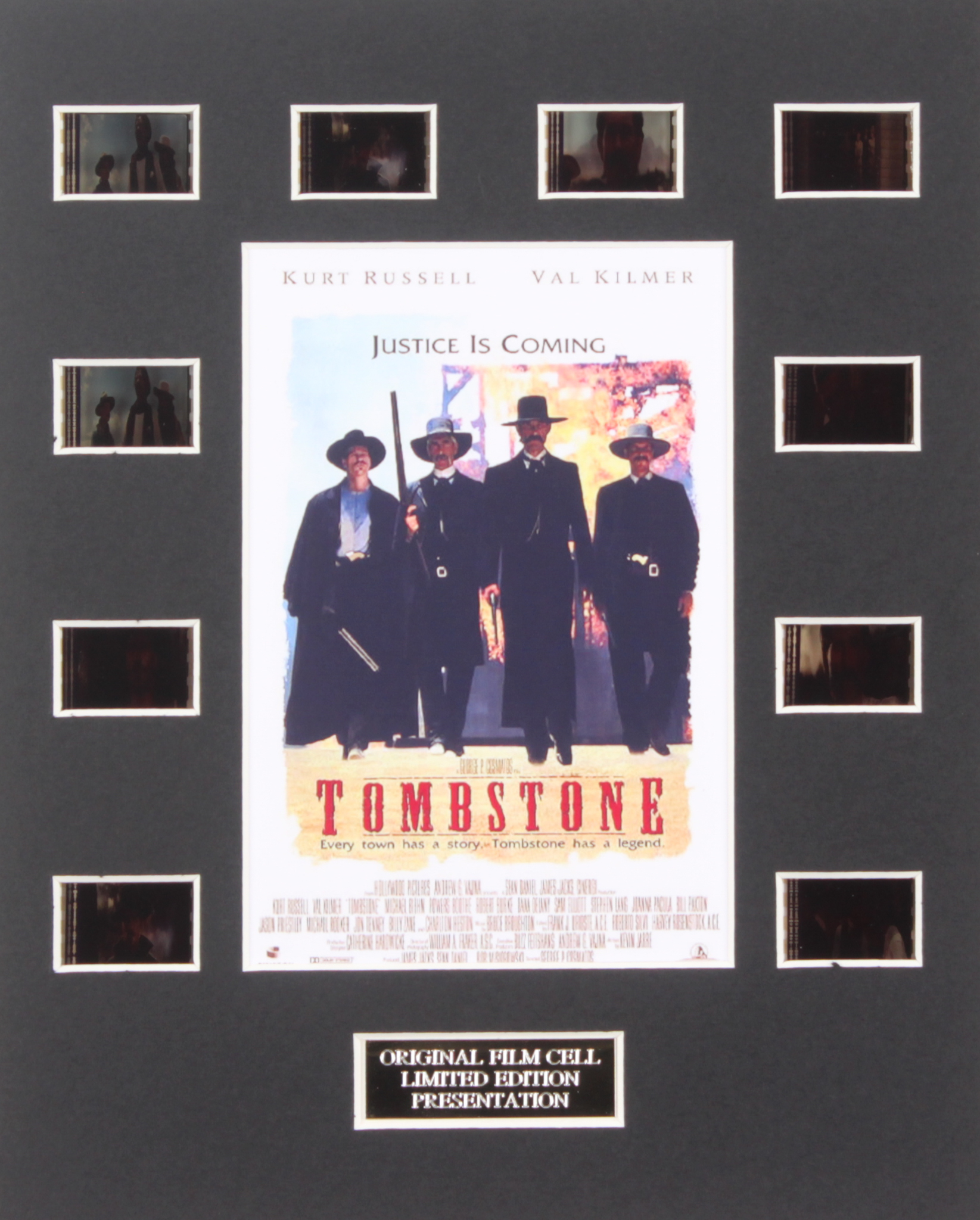 "Tombstone" Limited Edition Original Film/Movie Cell Display | Pristine ...