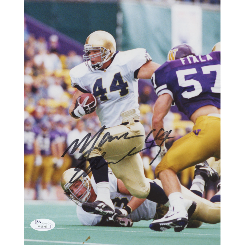 Marc Edwards Signed Notre Dame Fighting Irish 8x10 Photo (JSA COA ...