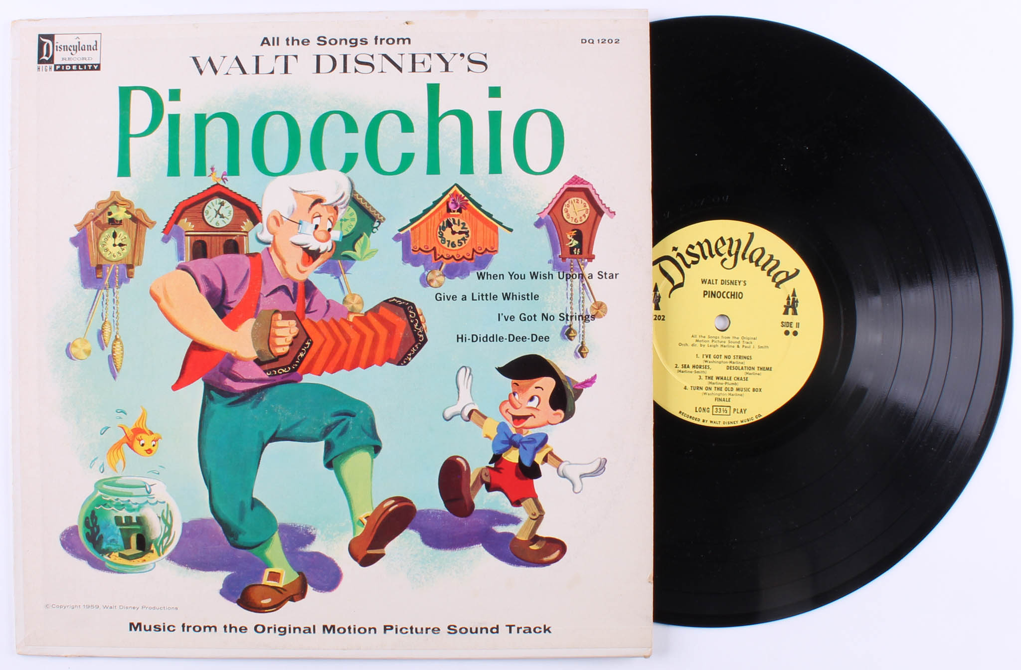 Walt Disney's "Pinocchio" Vinyl Record Album | Pristine Auction