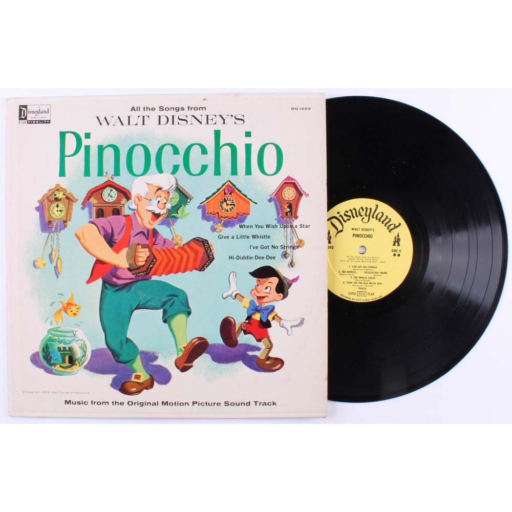 Walt Disney's "Pinocchio" Vinyl Record Album | Pristine Auction